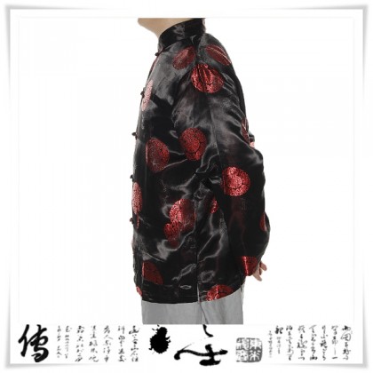 Chinese Traditional Tang Zhuang Jacket Black